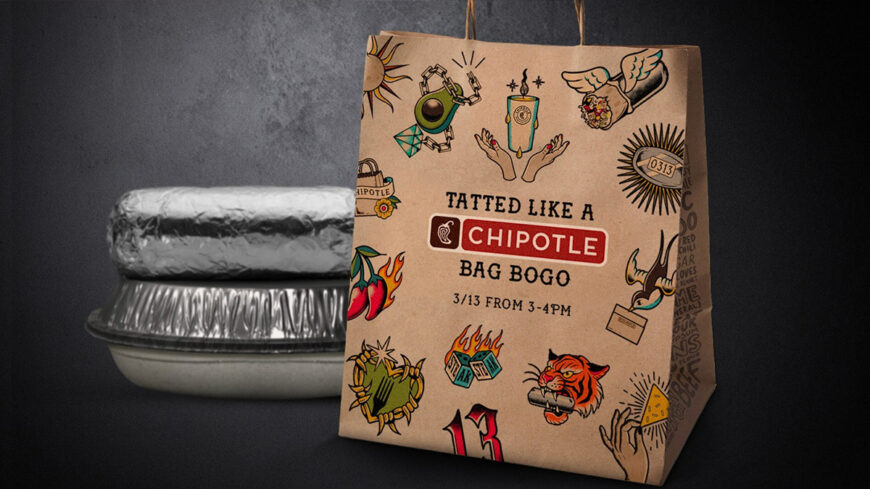 Chipotle is giving away free burritos on Friday the 13th