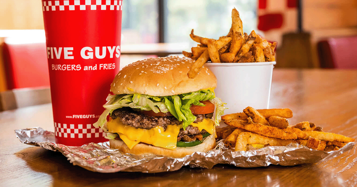 Five Guys offers BOGO deal for its 40th birthday