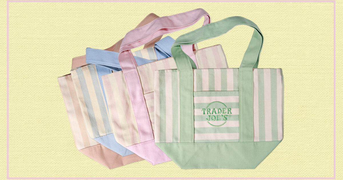 Trader Joe’s unveils striped pastel mini totes for summer — here’s how ...